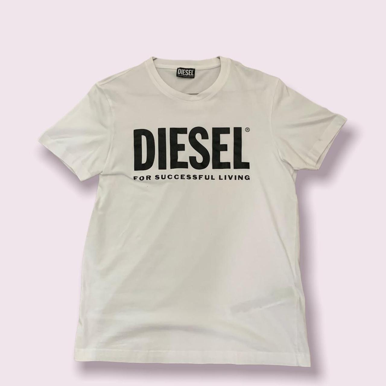 White Diesel tshirt Very good condition Size... - Depop