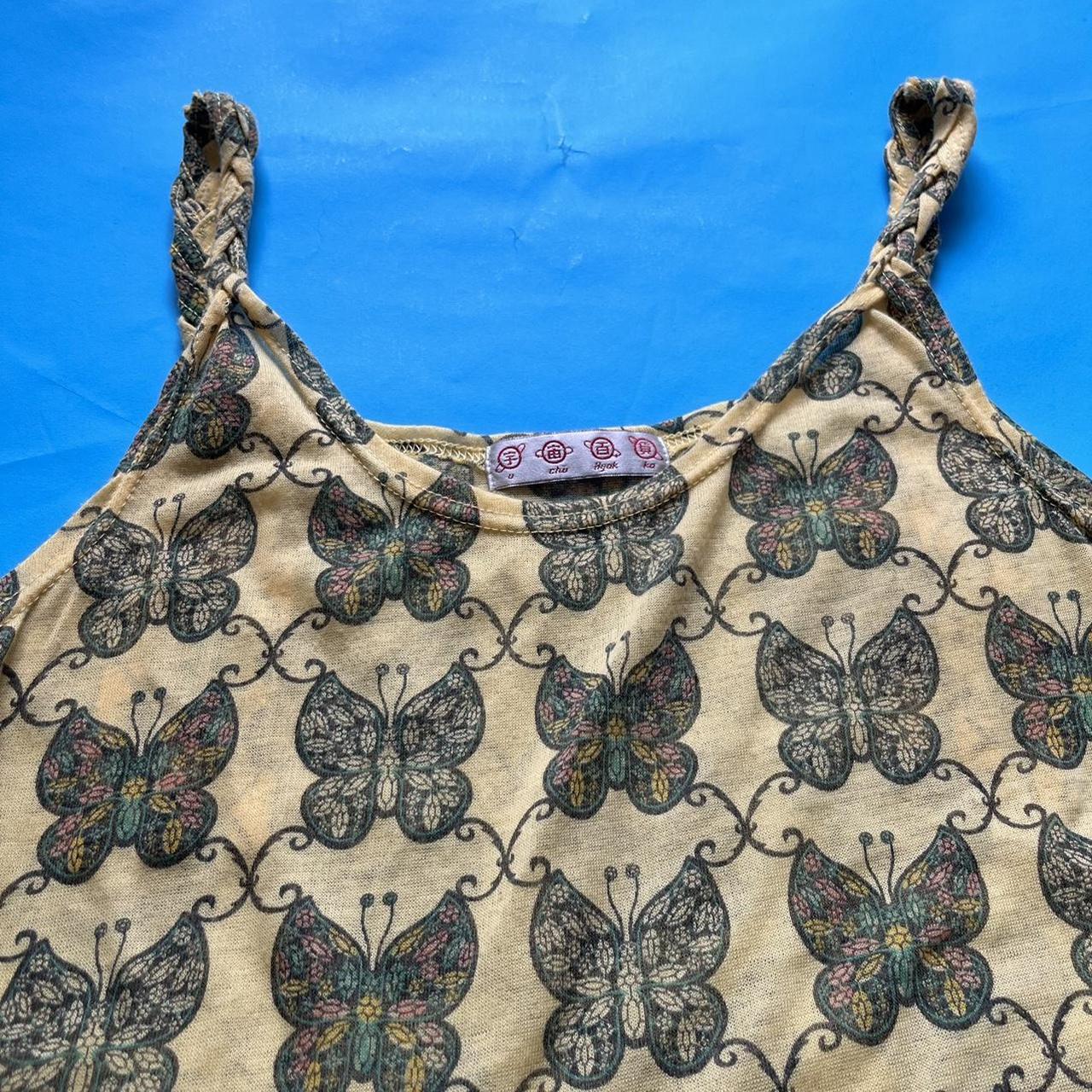 Butterfly cami tops #宇宙百貨 - Depop
