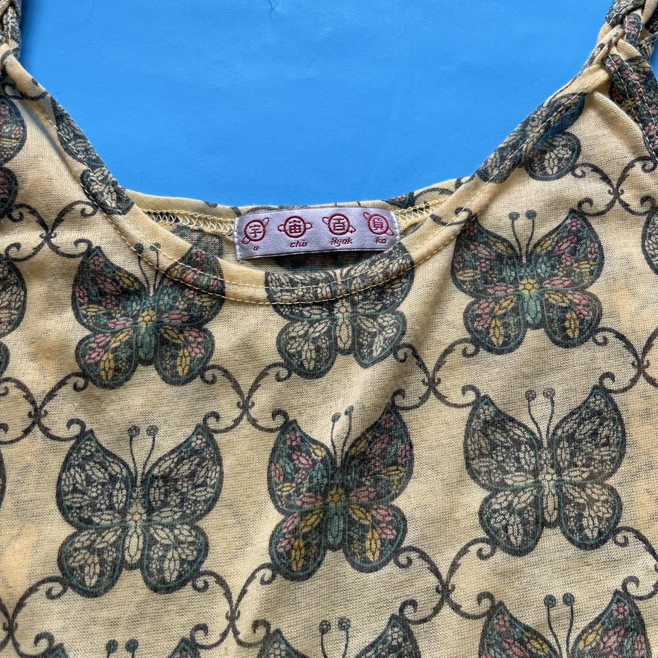 Butterfly cami tops #宇宙百貨 - Depop