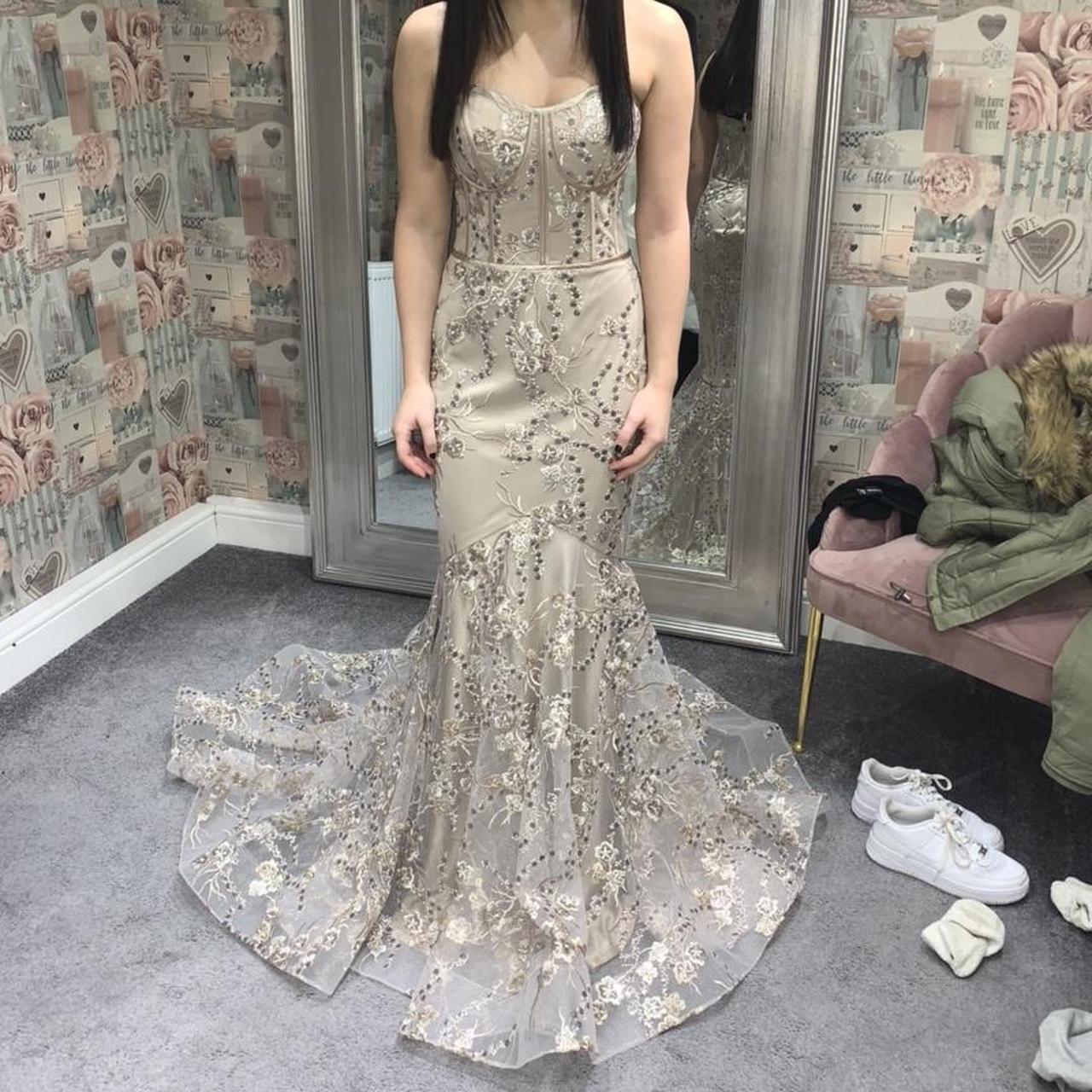 BRAND NEW. Prom dress, never worn due to prom... - Depop