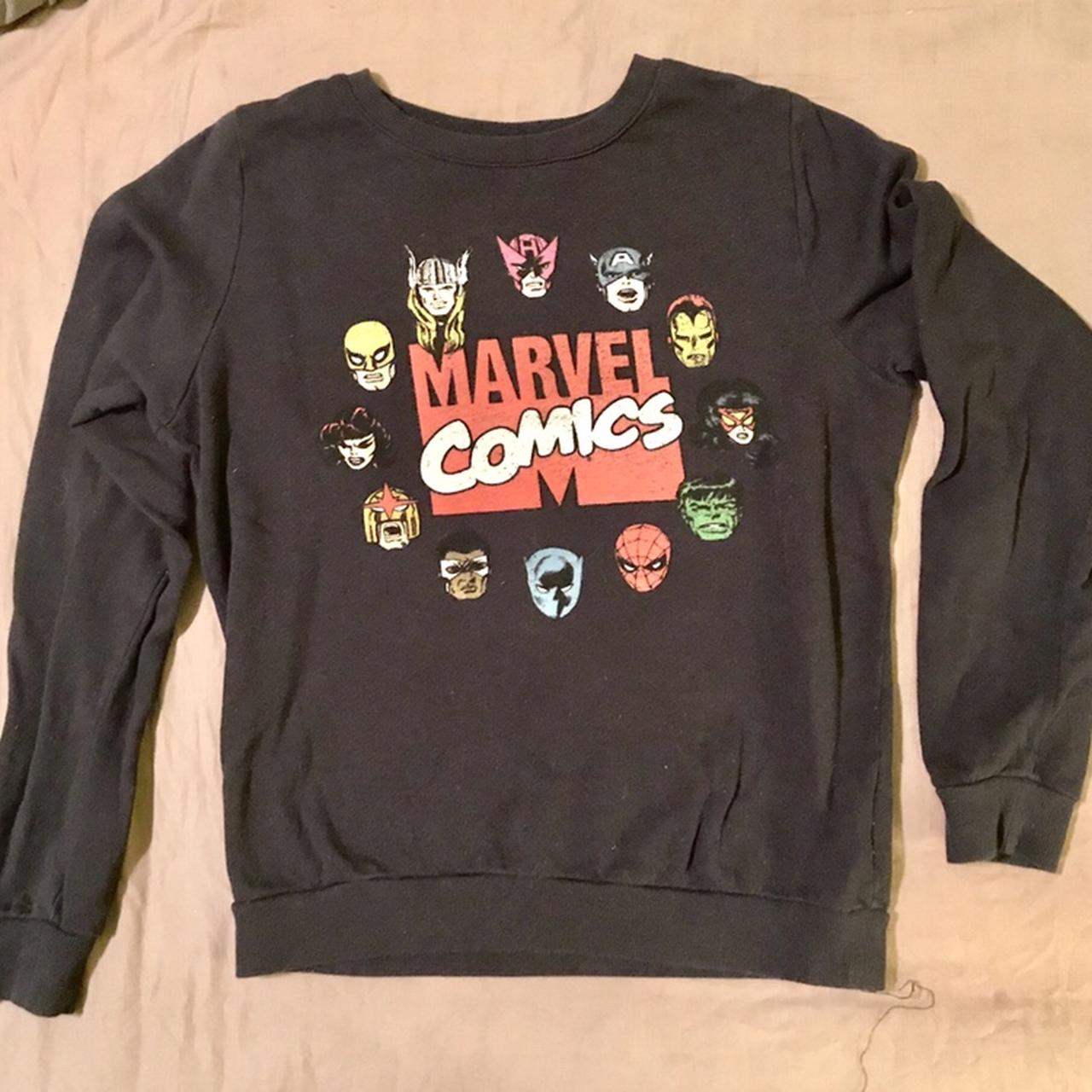 Super cool classic #marvelcomics knit printed... - Depop