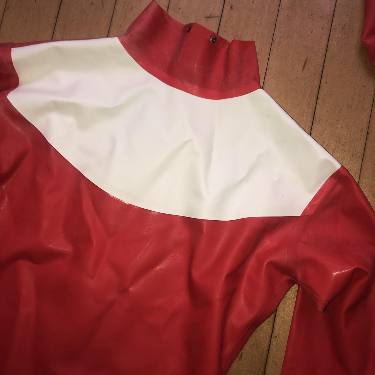 Never worn never lubed custom red latex nun outfit... - Depop