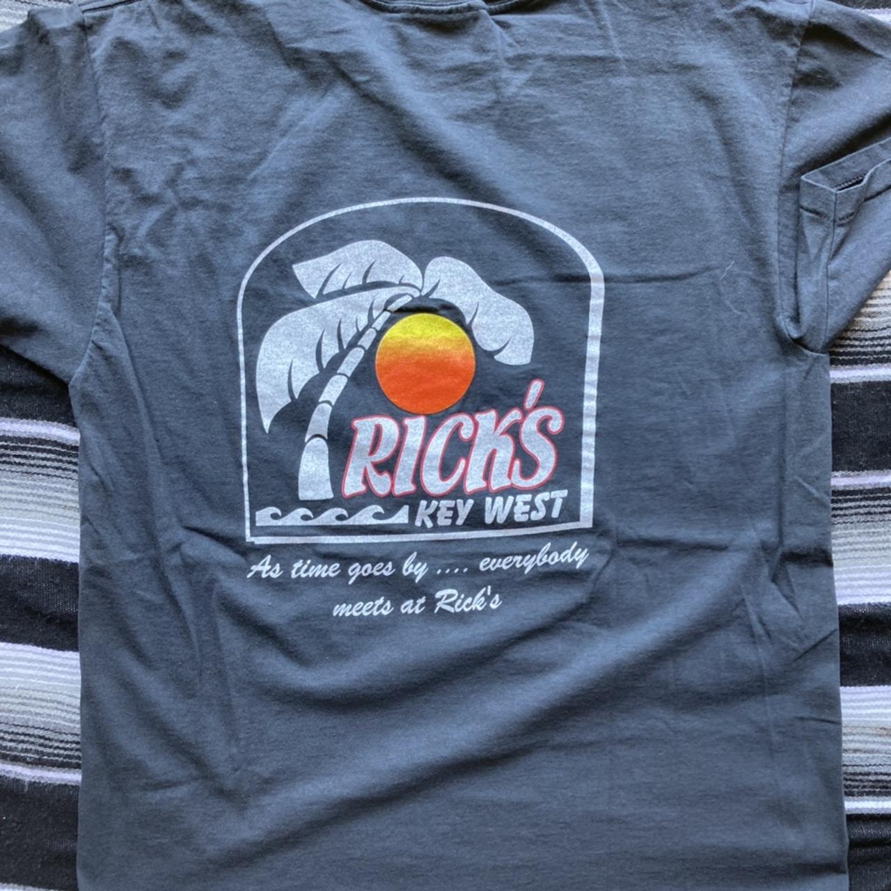 Vintage “Rick’s Key West” T-shirt. Single stitch. ... - Depop