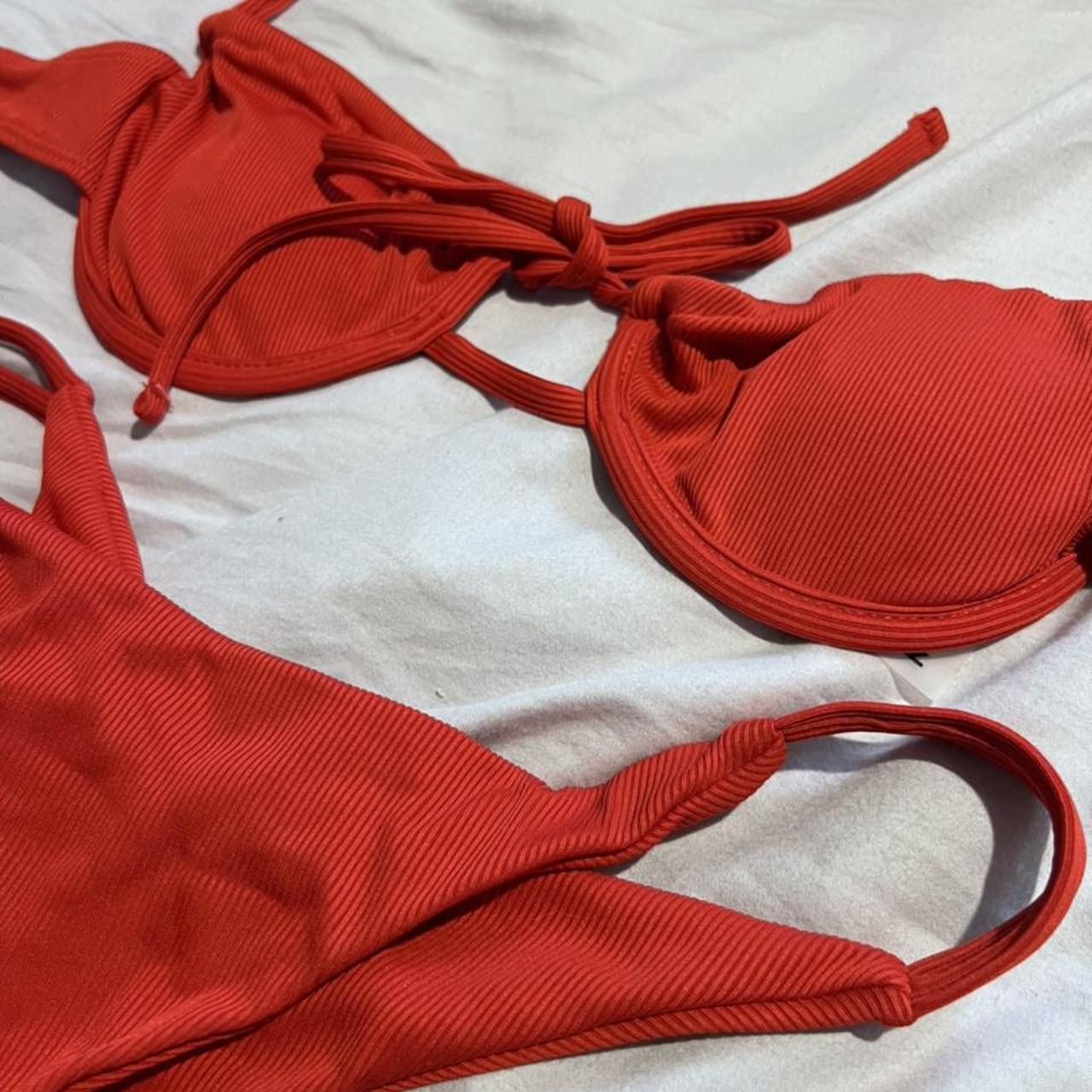 Women's Red Bikinis-and-tankini-sets | Depop