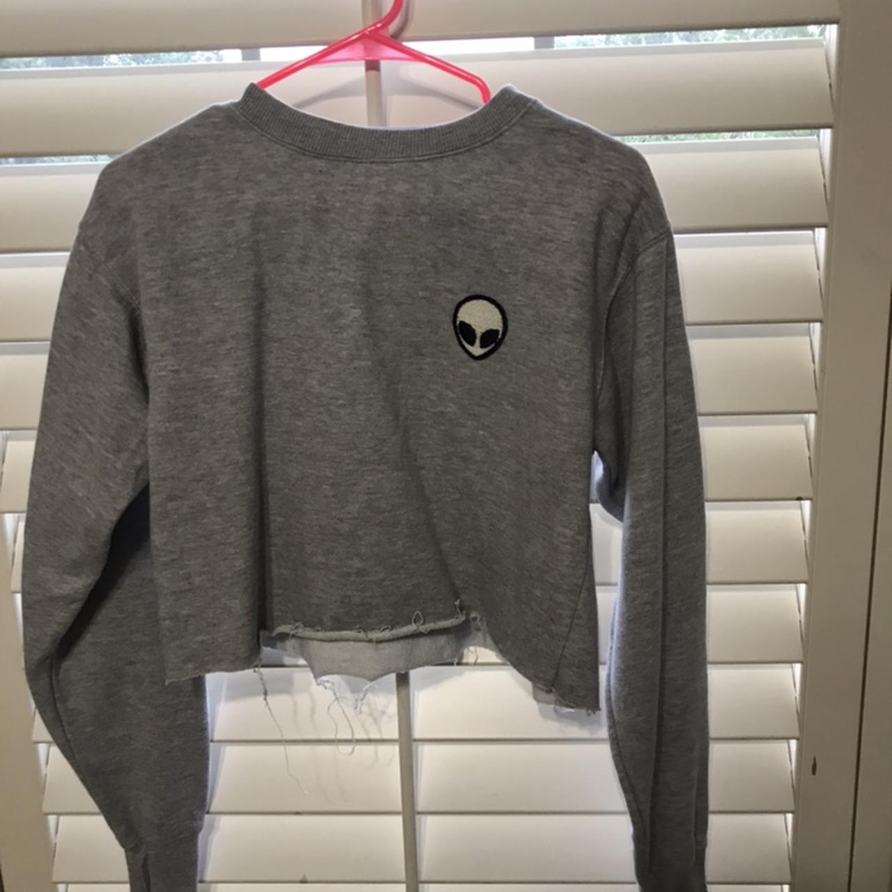 Alien crop top from pac sun by John Gaft. Not tagged... - Depop