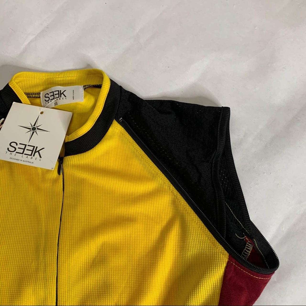 LF Women's Yellow and Red Blouse | Depop