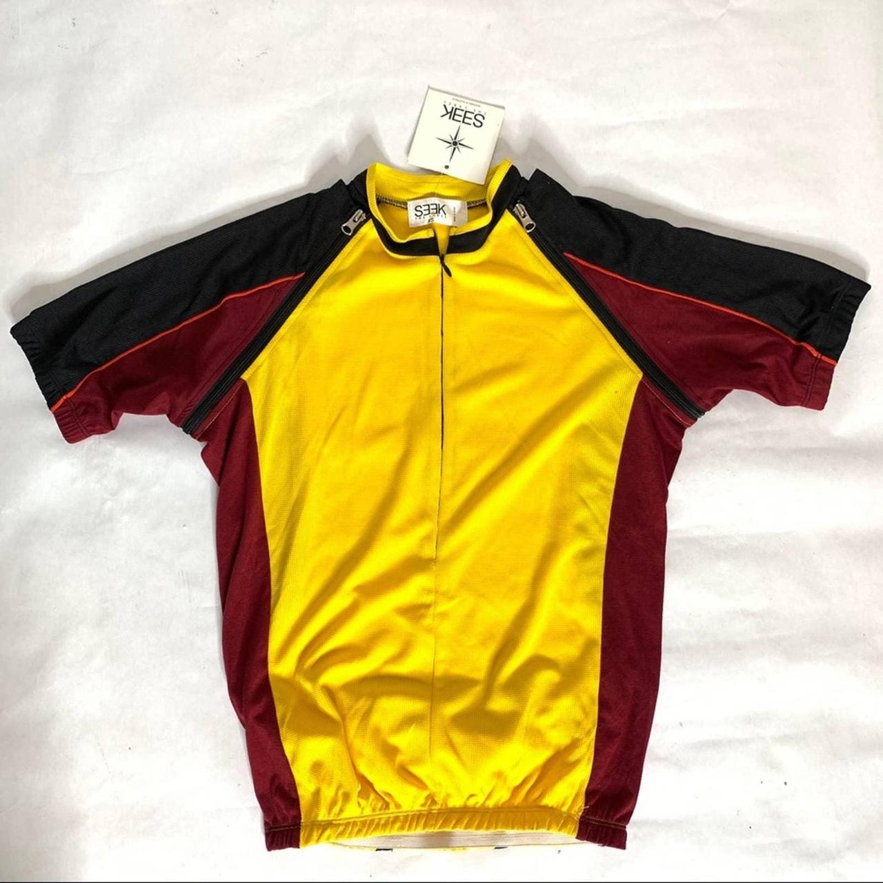 LF Women's Yellow and Red Blouse | Depop