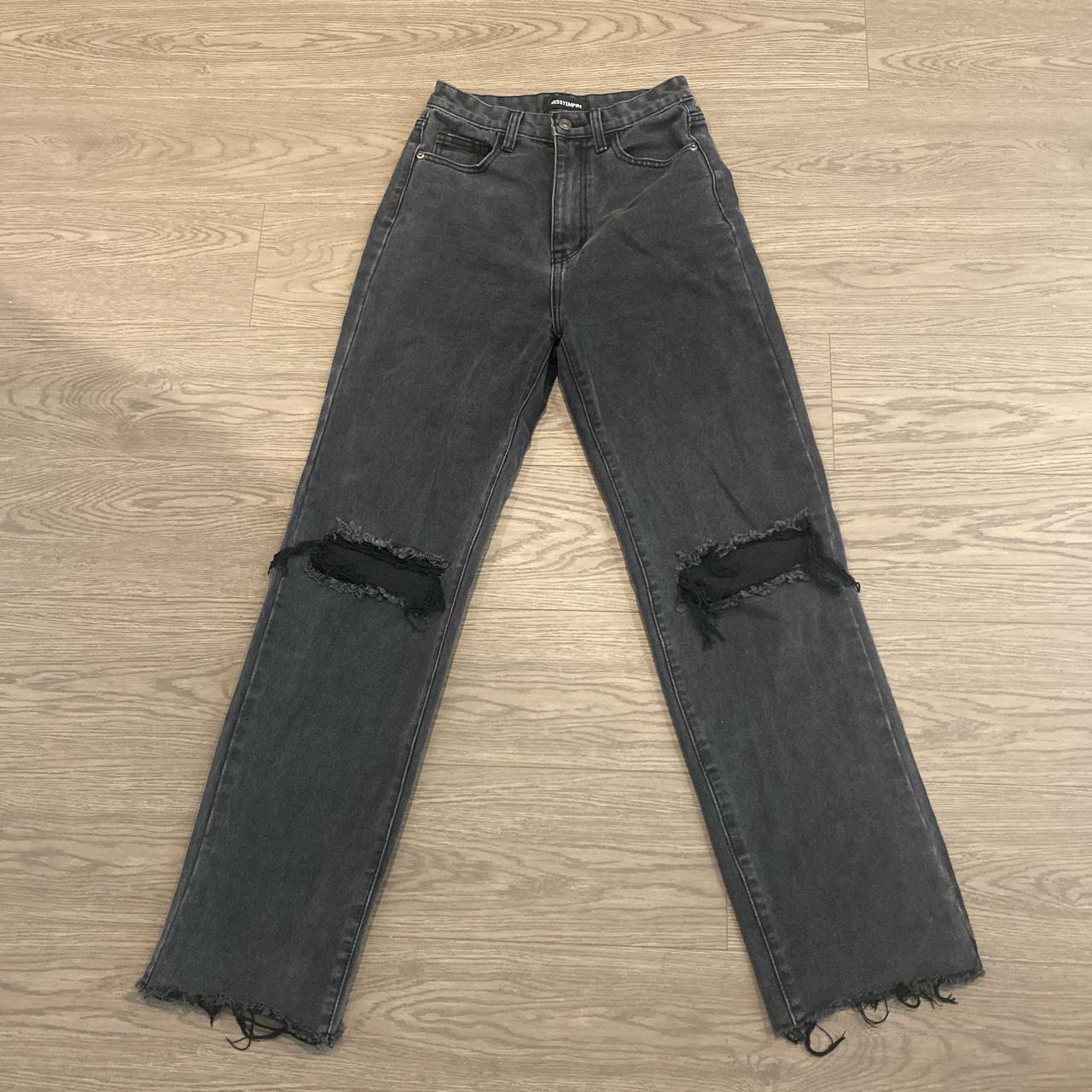 #MISSY EMPIRE. Black #distressed #denim with a... - Depop