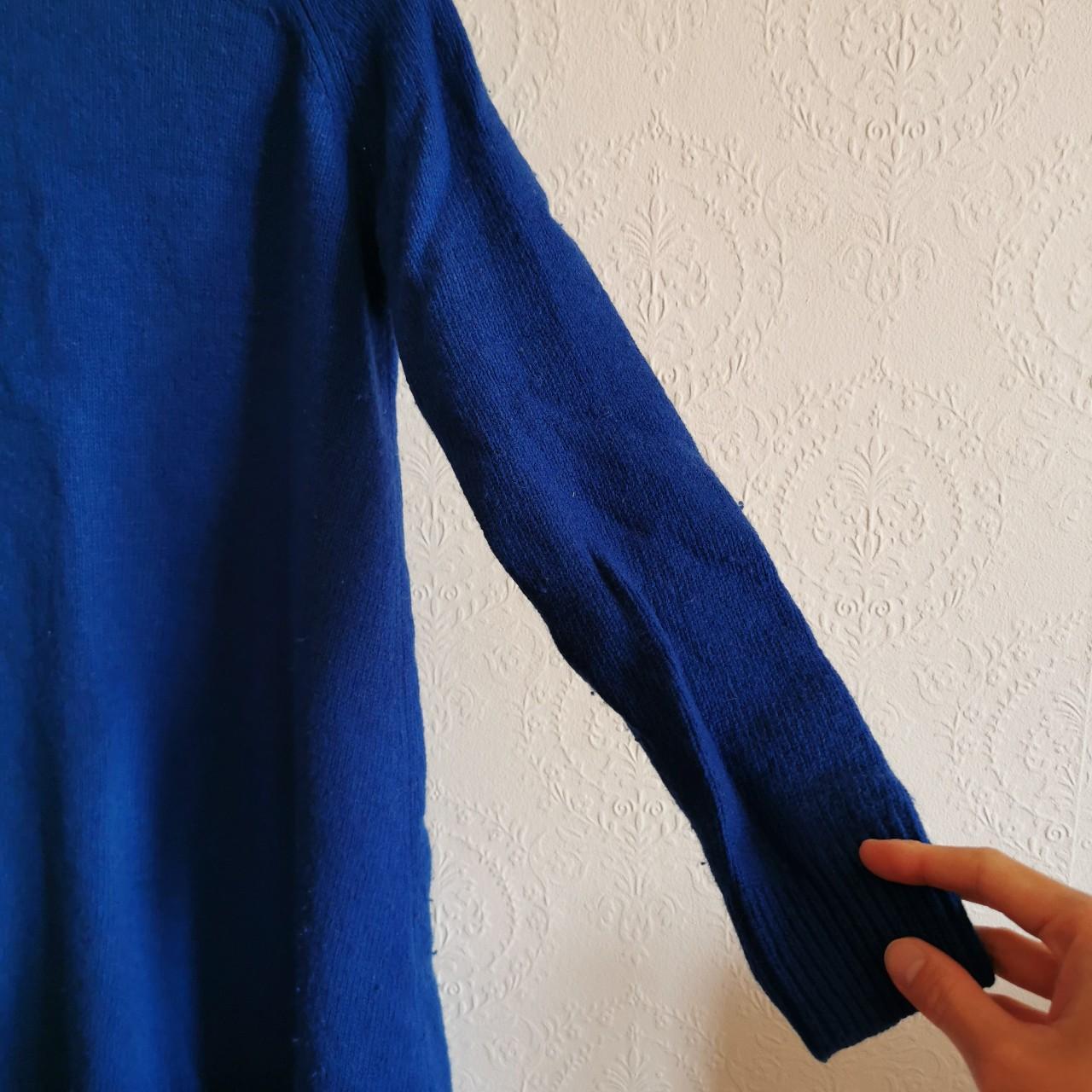 COS colbalt blue tunic dress 🔵 thick wool cashmere... - Depop