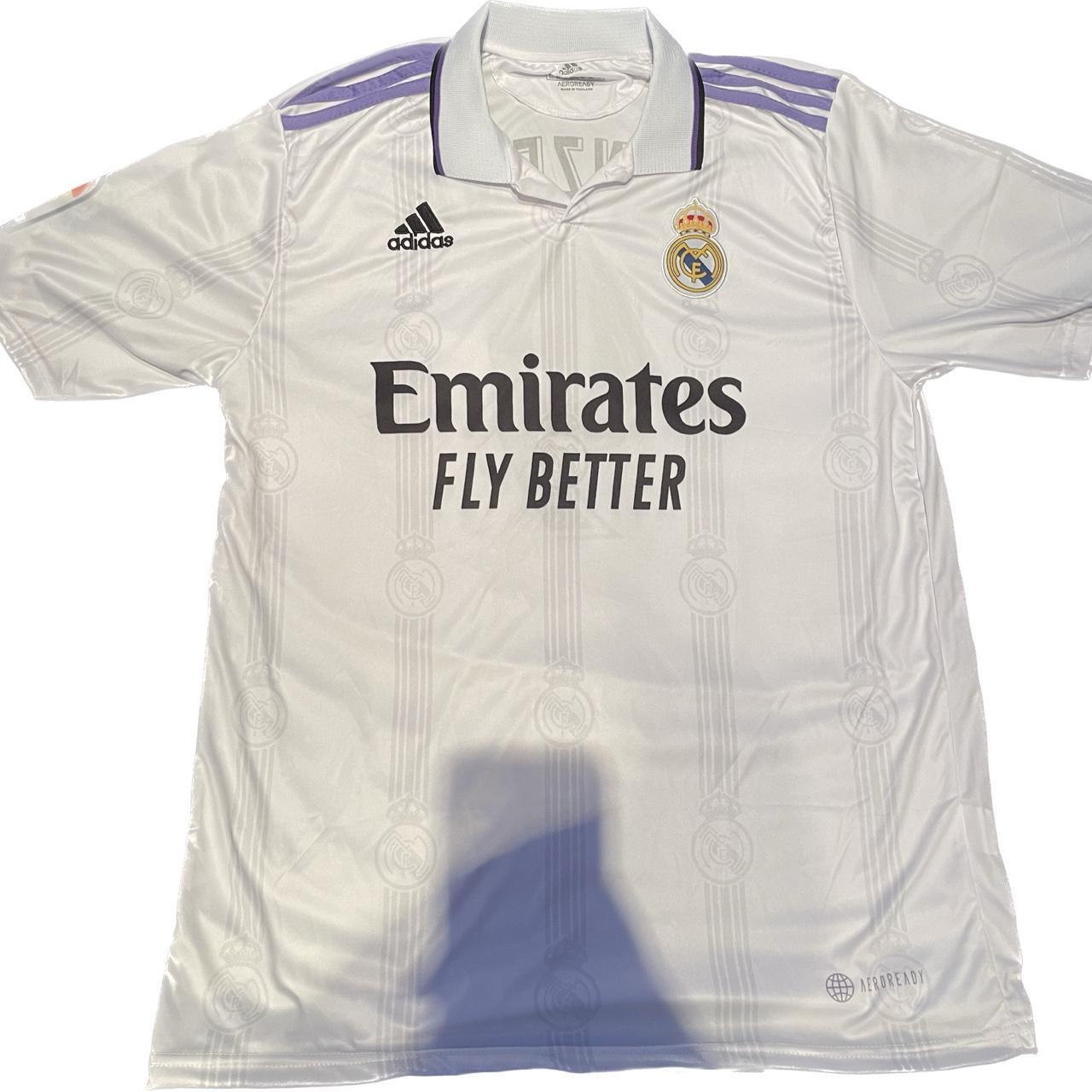 Real Madrid 2022/23 Benzema 9 Football Home kit... - Depop