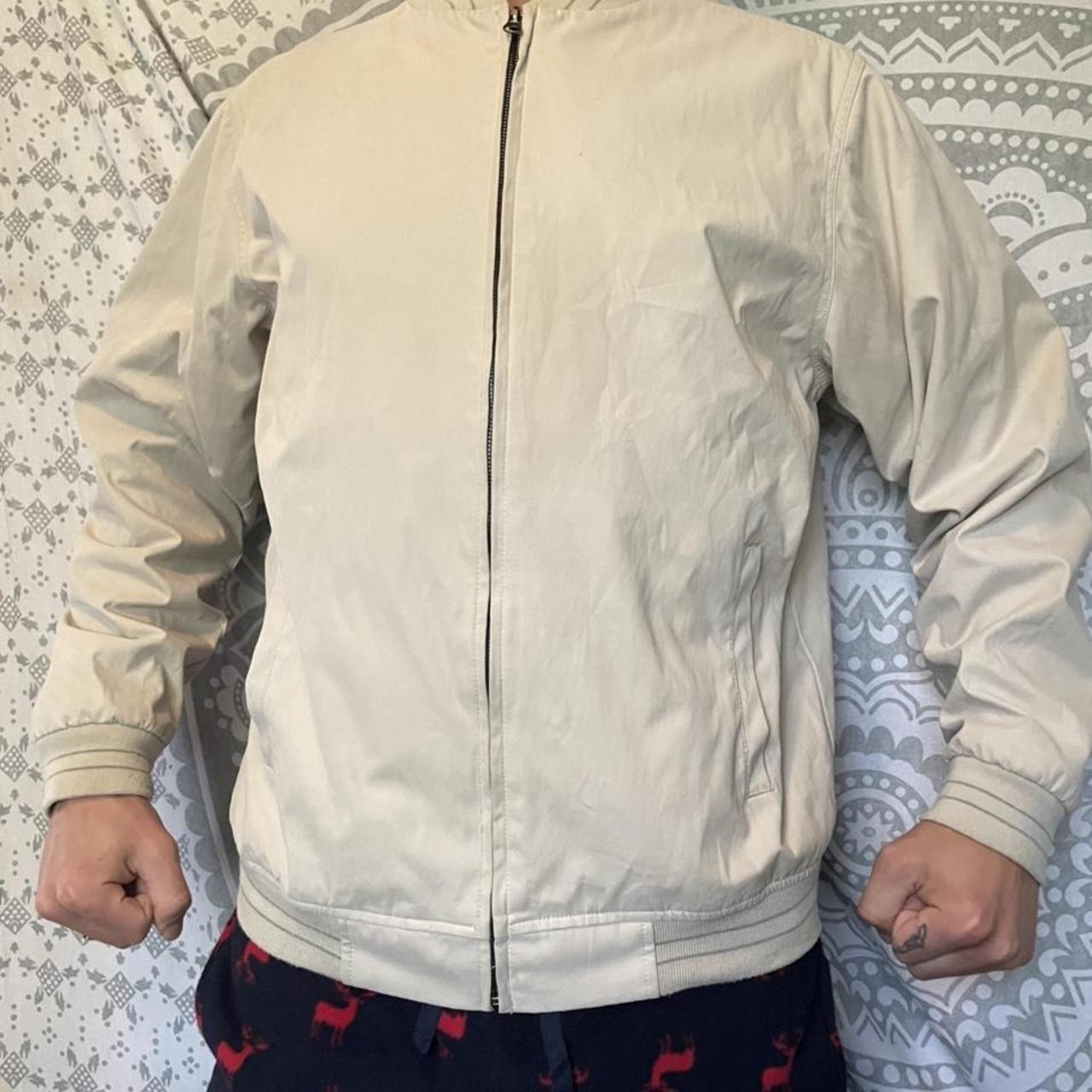 Men's Cream Jacket | Depop