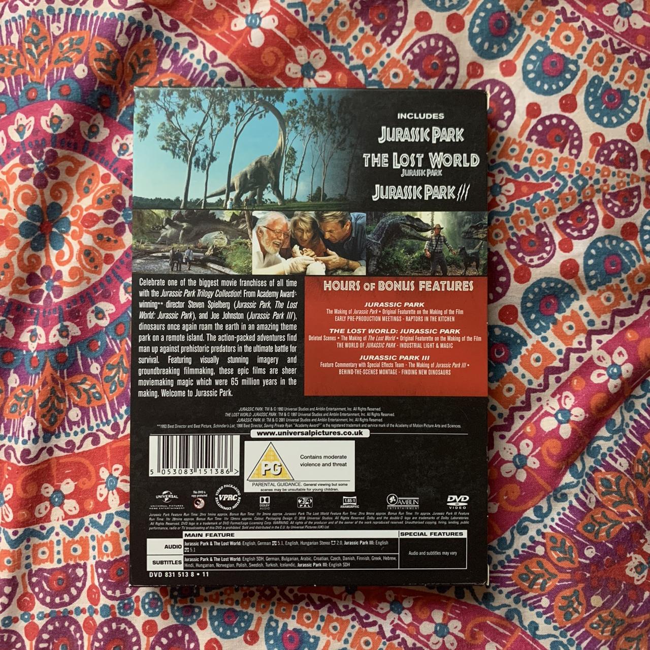 Jurassic Park original trilogy dvd boxset. Message... - Depop