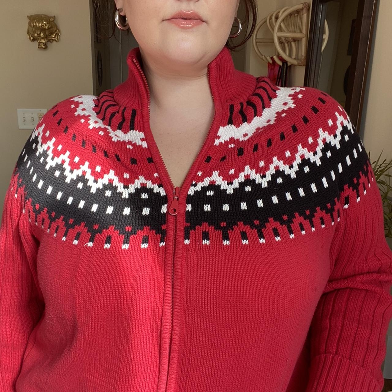 🌶VINTAGE GRANDMA SWEATER🌶 The cutest chunky vintage... - Depop