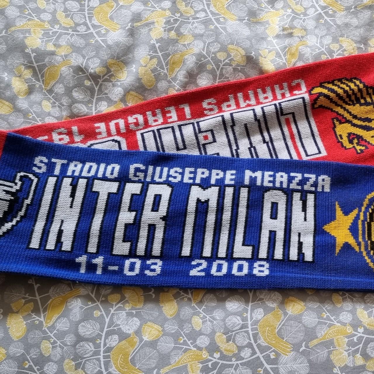 Liverpool FC vs Inter Milan match day scarf 2008... - Depop