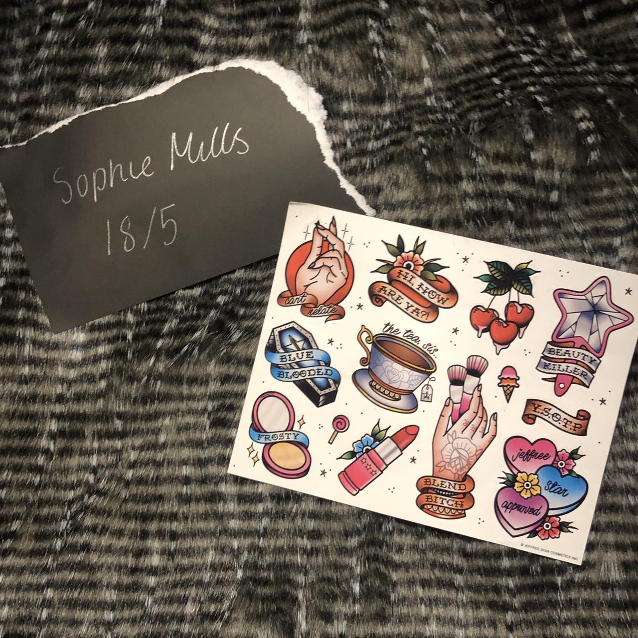 Very rare jeffree star limited edition sticker sheet... - Depop