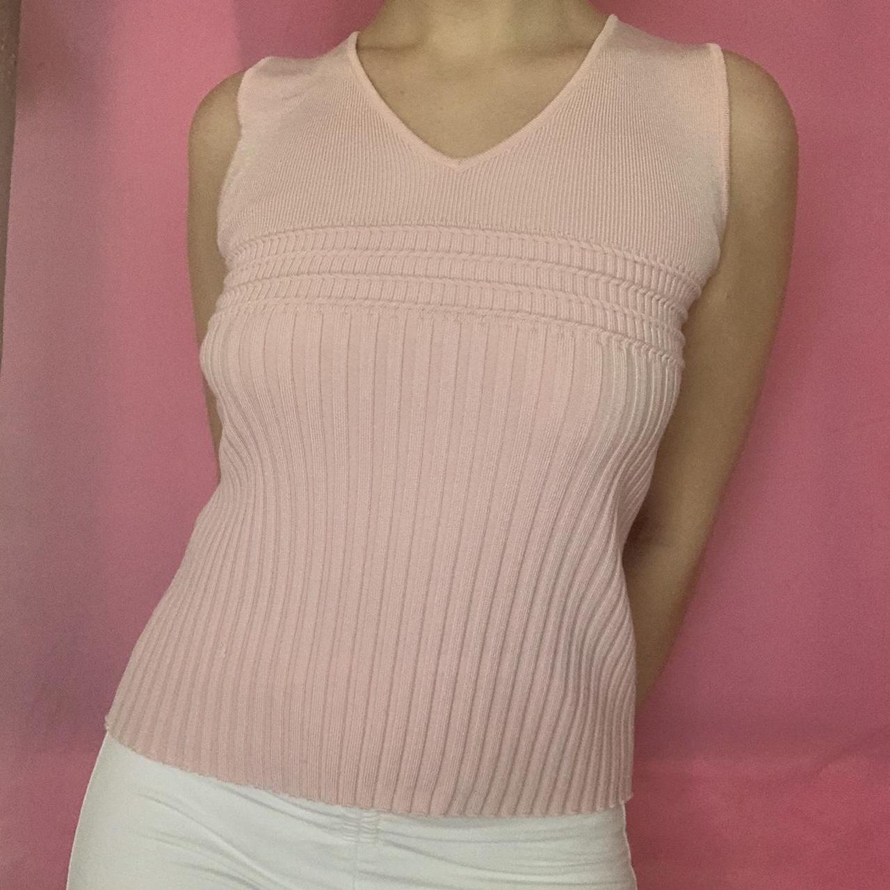 American Vintage Women's Pink Jumper | Depop