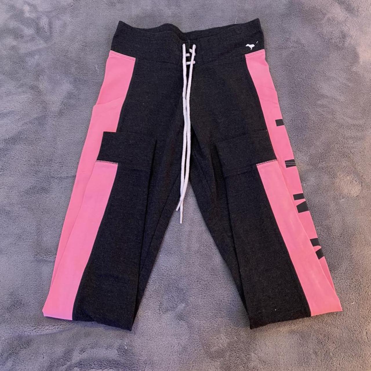 victorias secret PINK yoga bottoms worn a hand full... - Depop