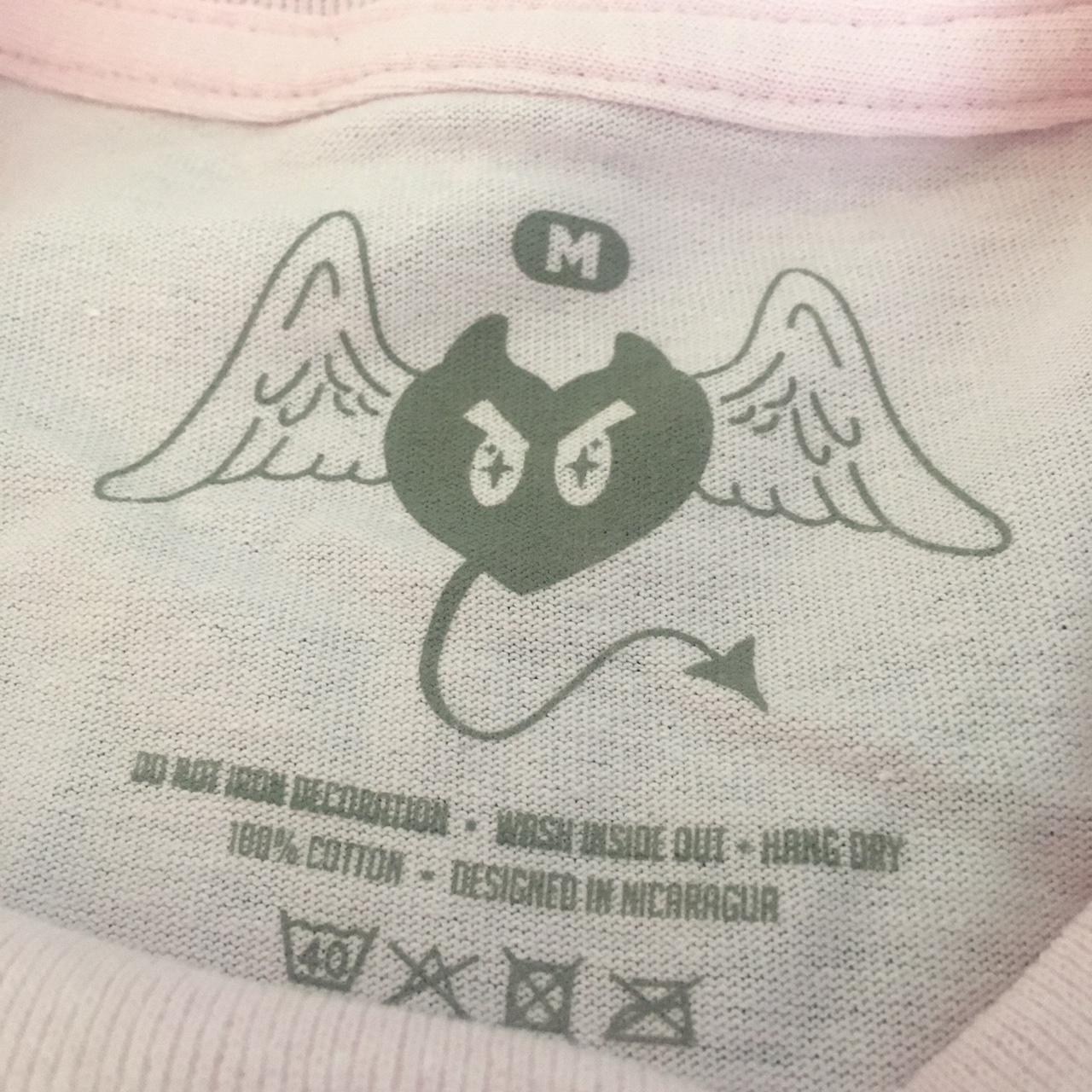 Brand New Ellise Bubblegum Brain Photo Pink Tee... - Depop