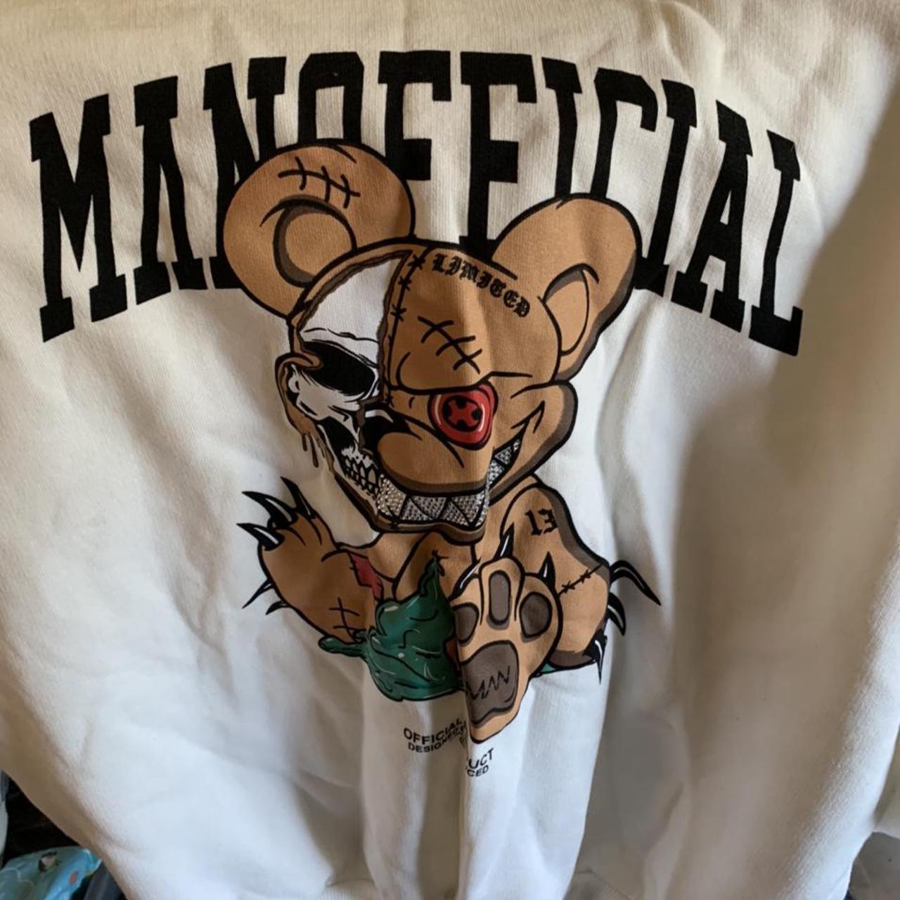 Boo boo man hoodie Diamantés on the evil bear... - Depop