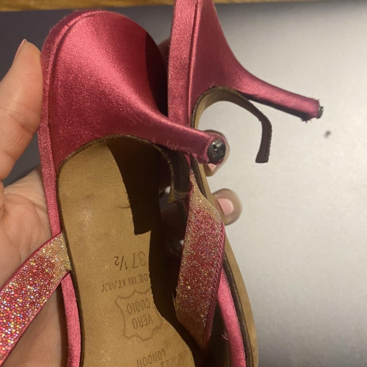 Jimmy Choo Women's Pink Sandals | Depop