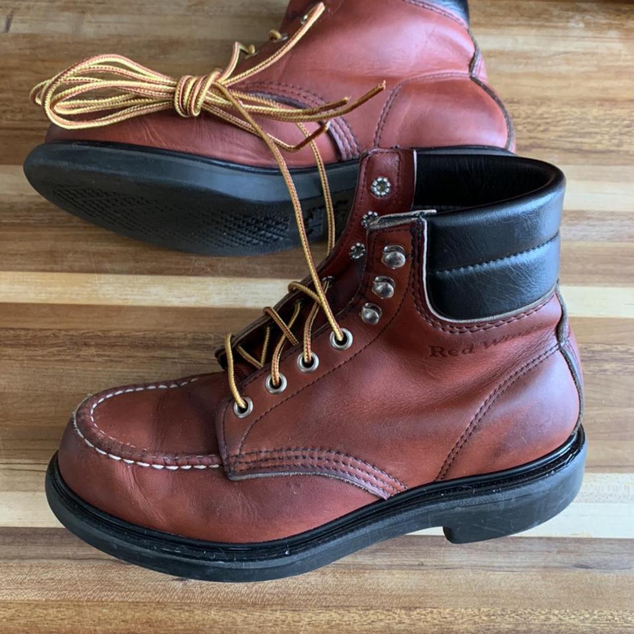 Red Wing Classic Supersole boots from the mid 90s,... - Depop