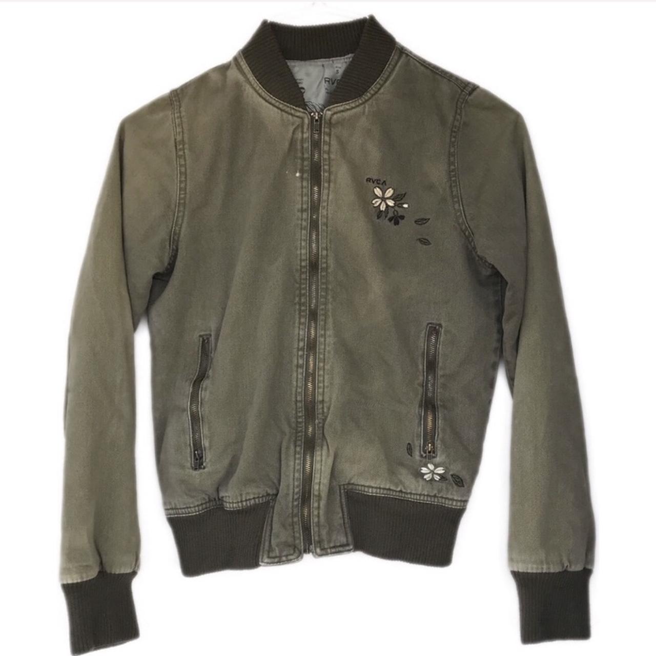 RVCA artist network program, embroidered jacket,... | Depop