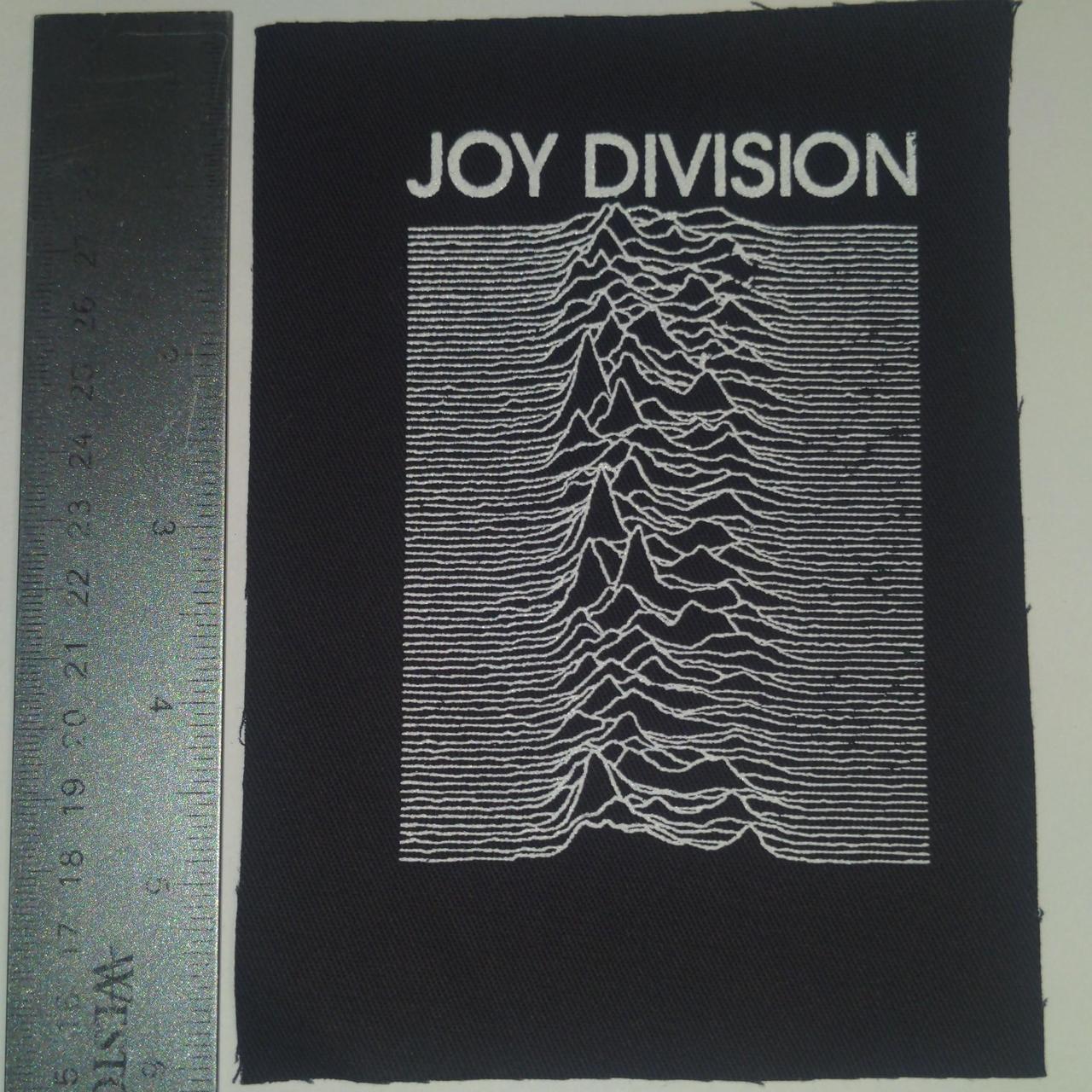 JOY DIVISION PATCH strong black cloth screen... - Depop