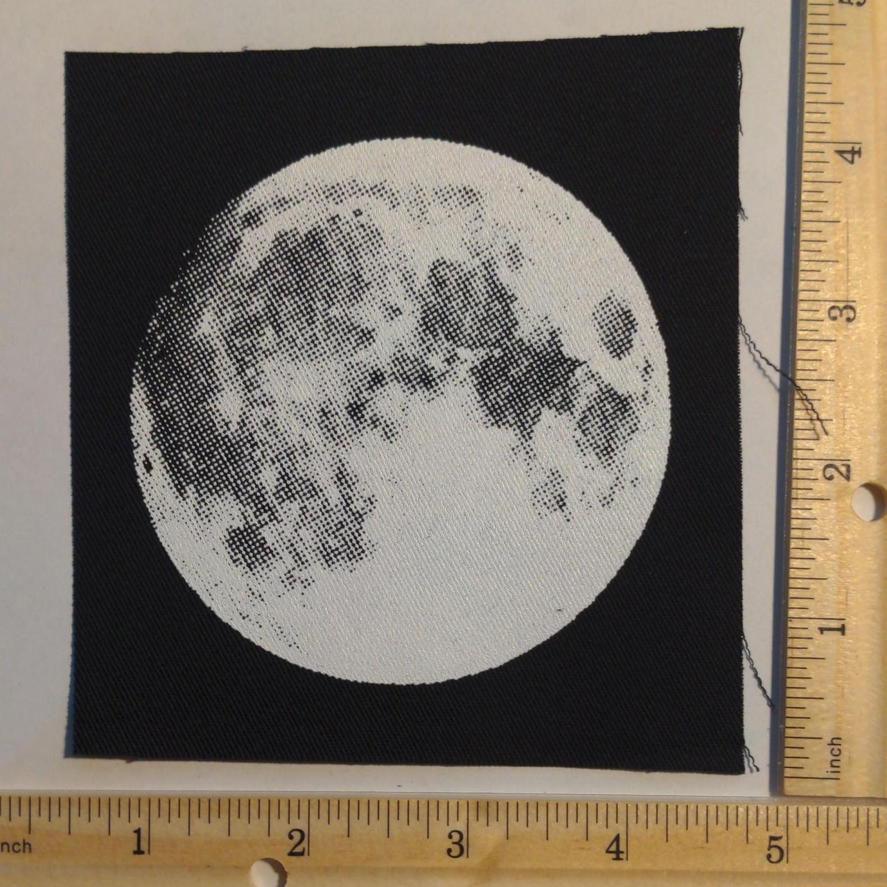 FULL MOON patch witch satan black metal magik... - Depop