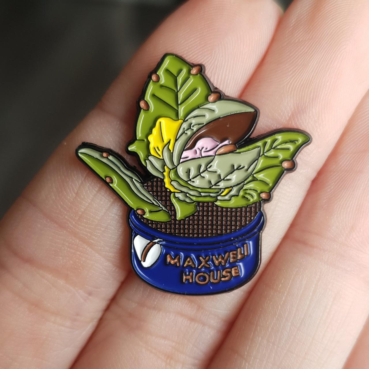 feed me now iconic Audrey enamel pin. #ENAMELPIN ... - Depop