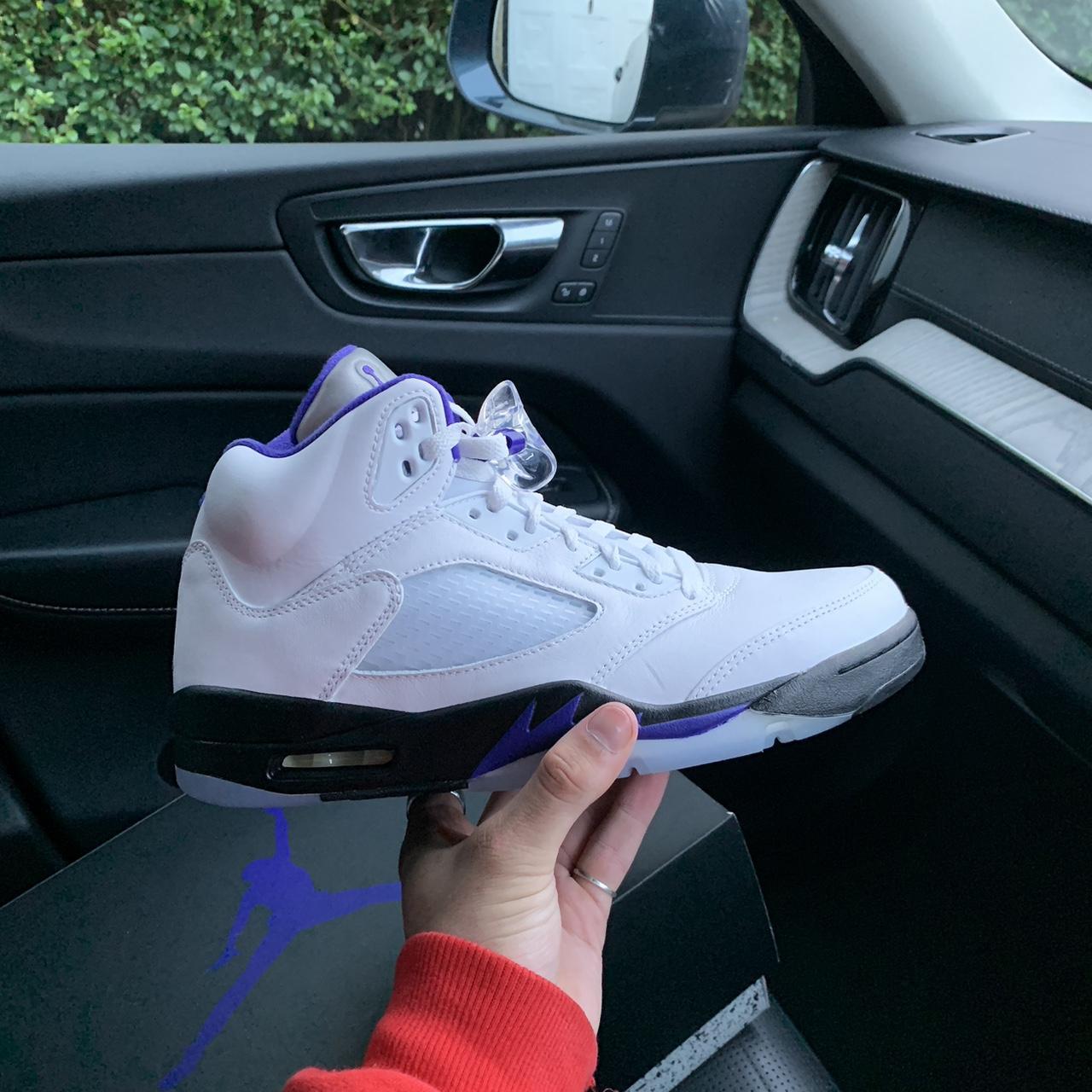Jordan 5 Retro - Dark Concord UK Mens 9 / US Mens... - Depop