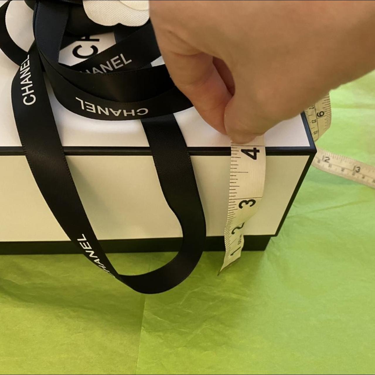 Chanel box , included ribbon and flower.size... - Depop