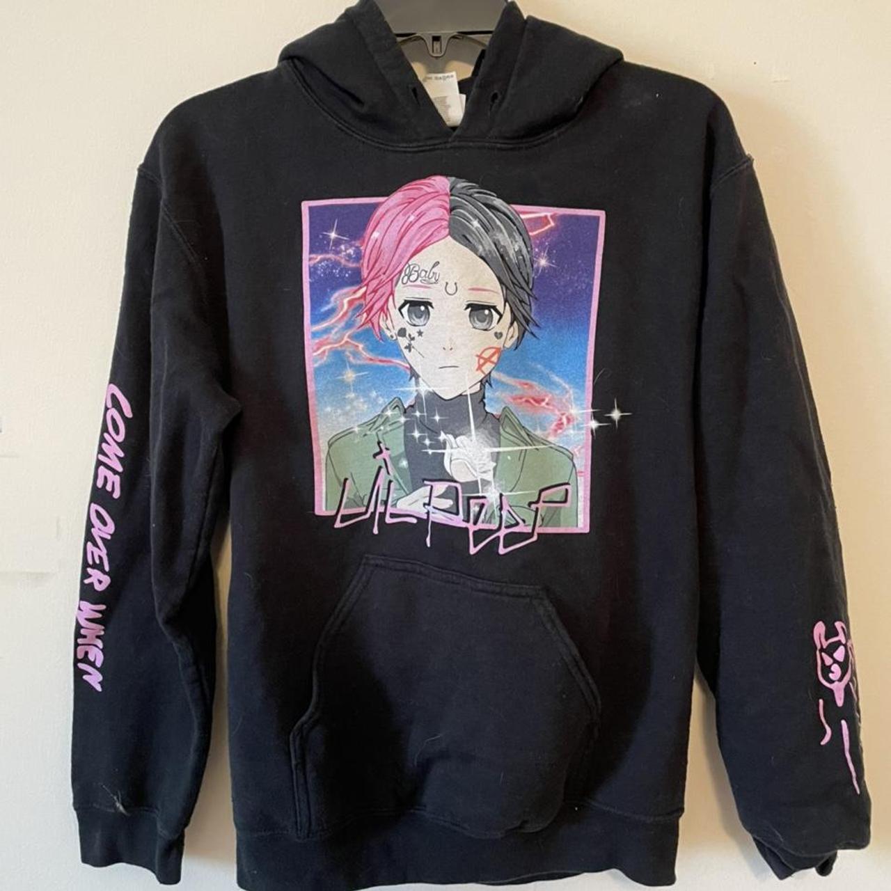 lil peep hoodie... - Depop