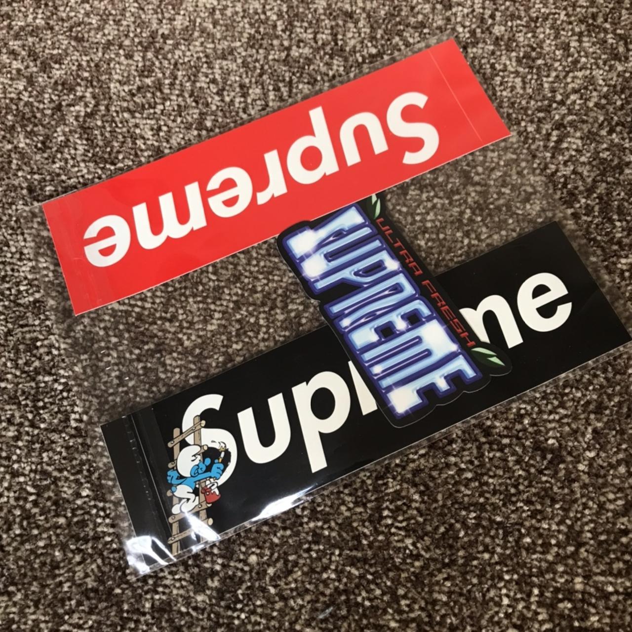 Supreme Smurf’s Smurf Sticker Pack. Brand New in... - Depop