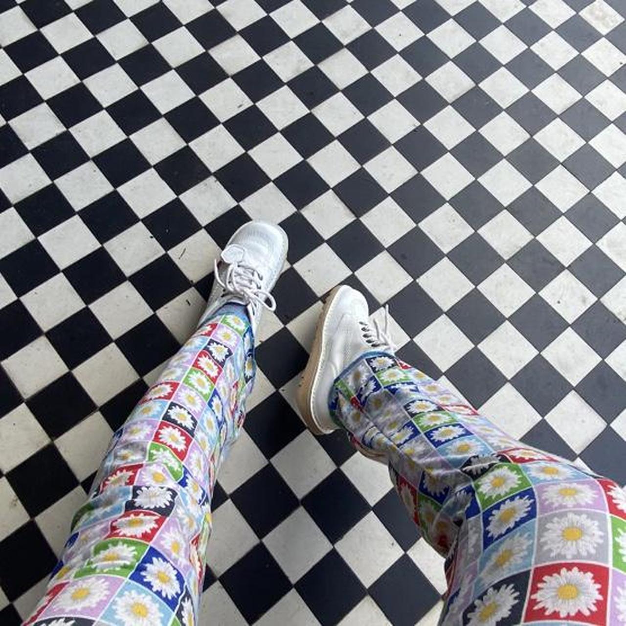 White Kickers Uk5 worn in but still perfect... - Depop