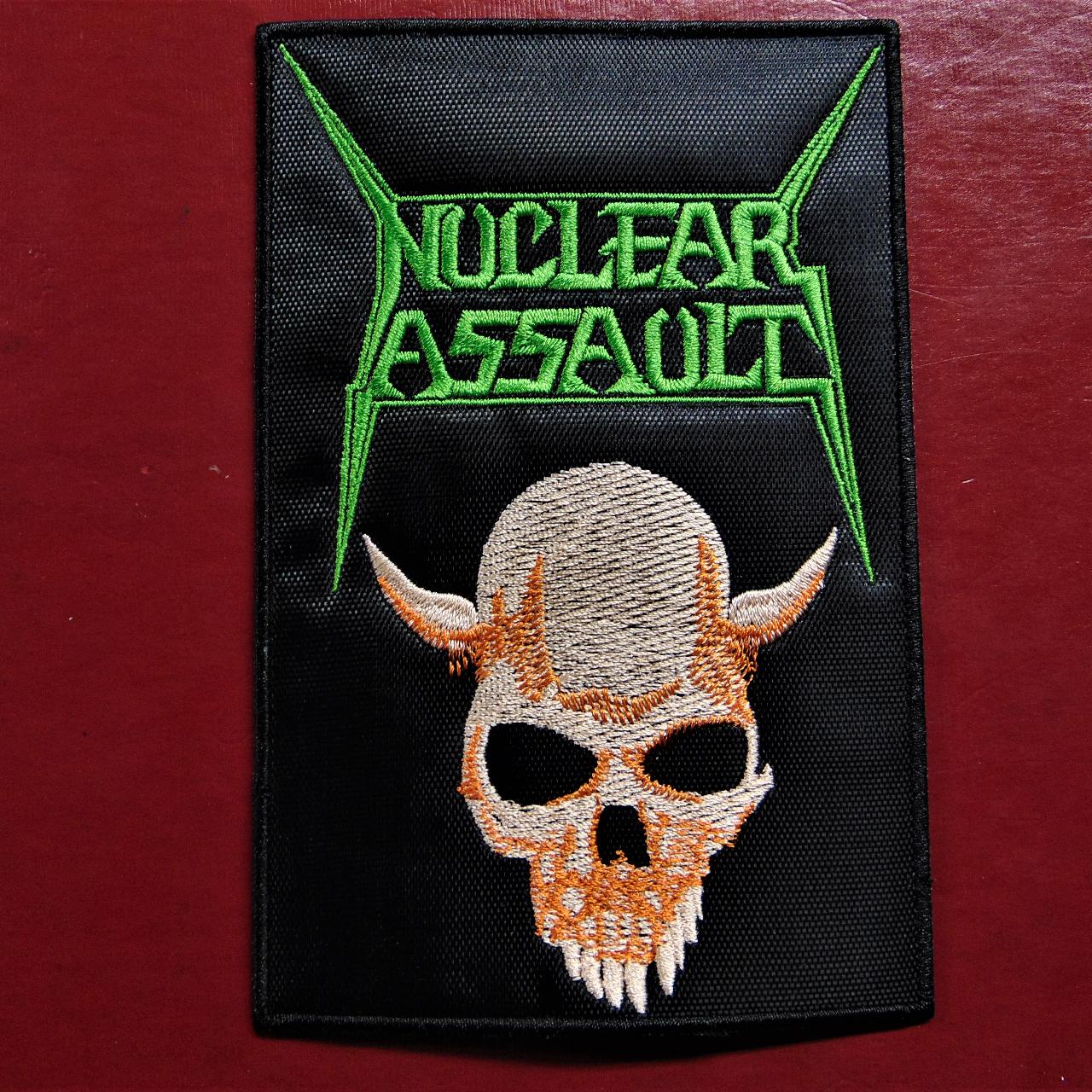 NUCLEAR ASSAULT EMBROIDERED PATCH #222 SPEED... - Depop