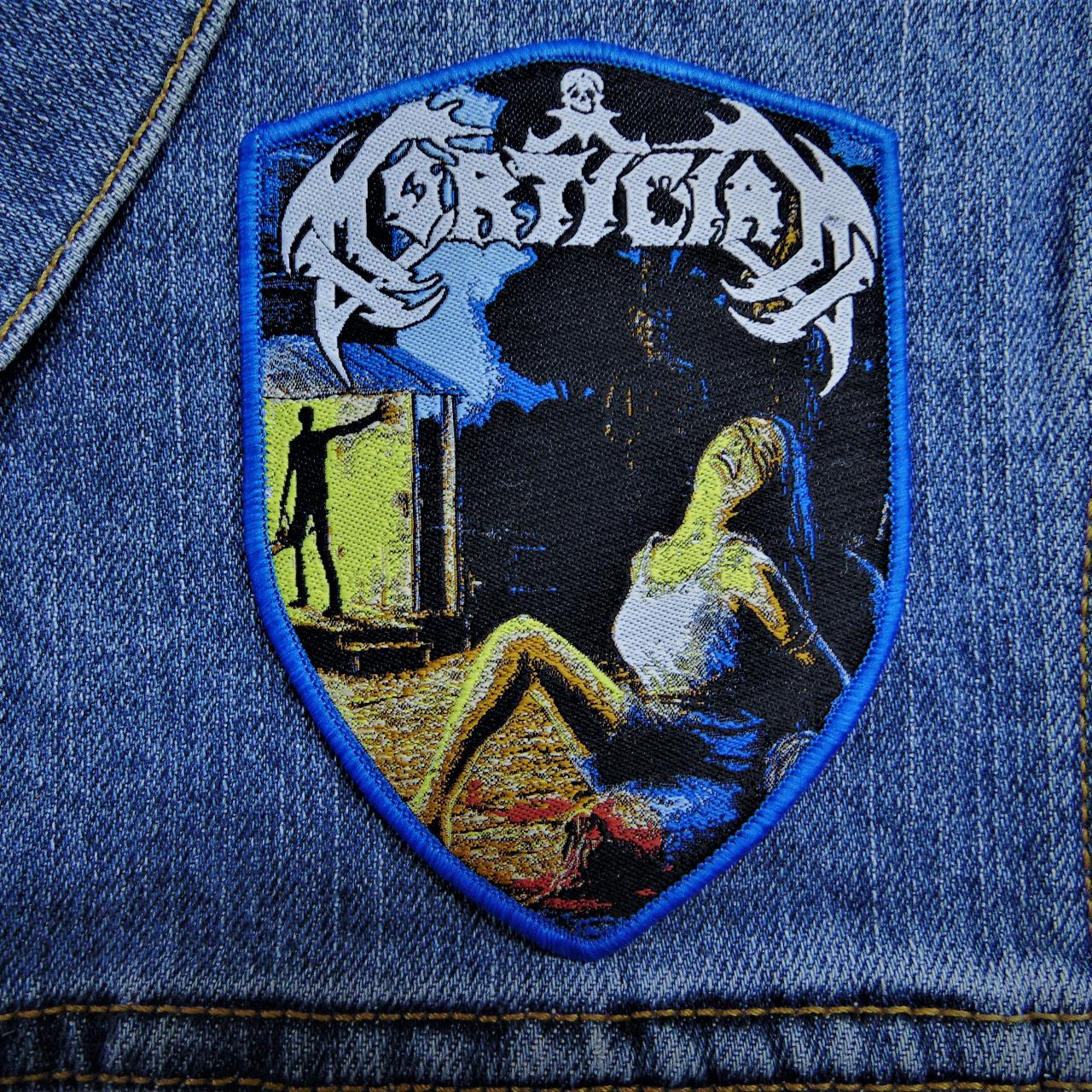 MORTICIAN WOVEN PATCH #4086 BRUTAL DEATH METAL... - Depop