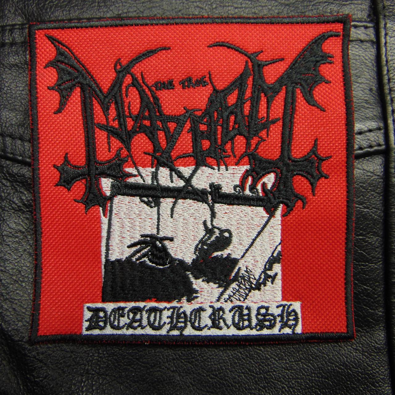 MAYHEM "death crush" EMBROIDERED PATCH #611 ... - Depop