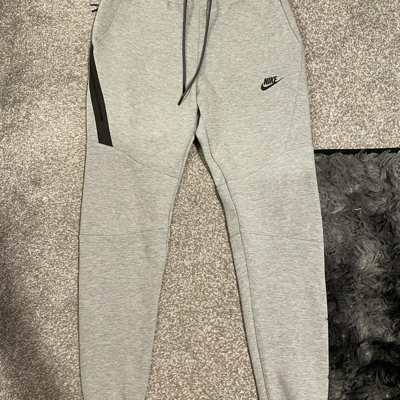 All grey old season Nike tech fleece... - Depop