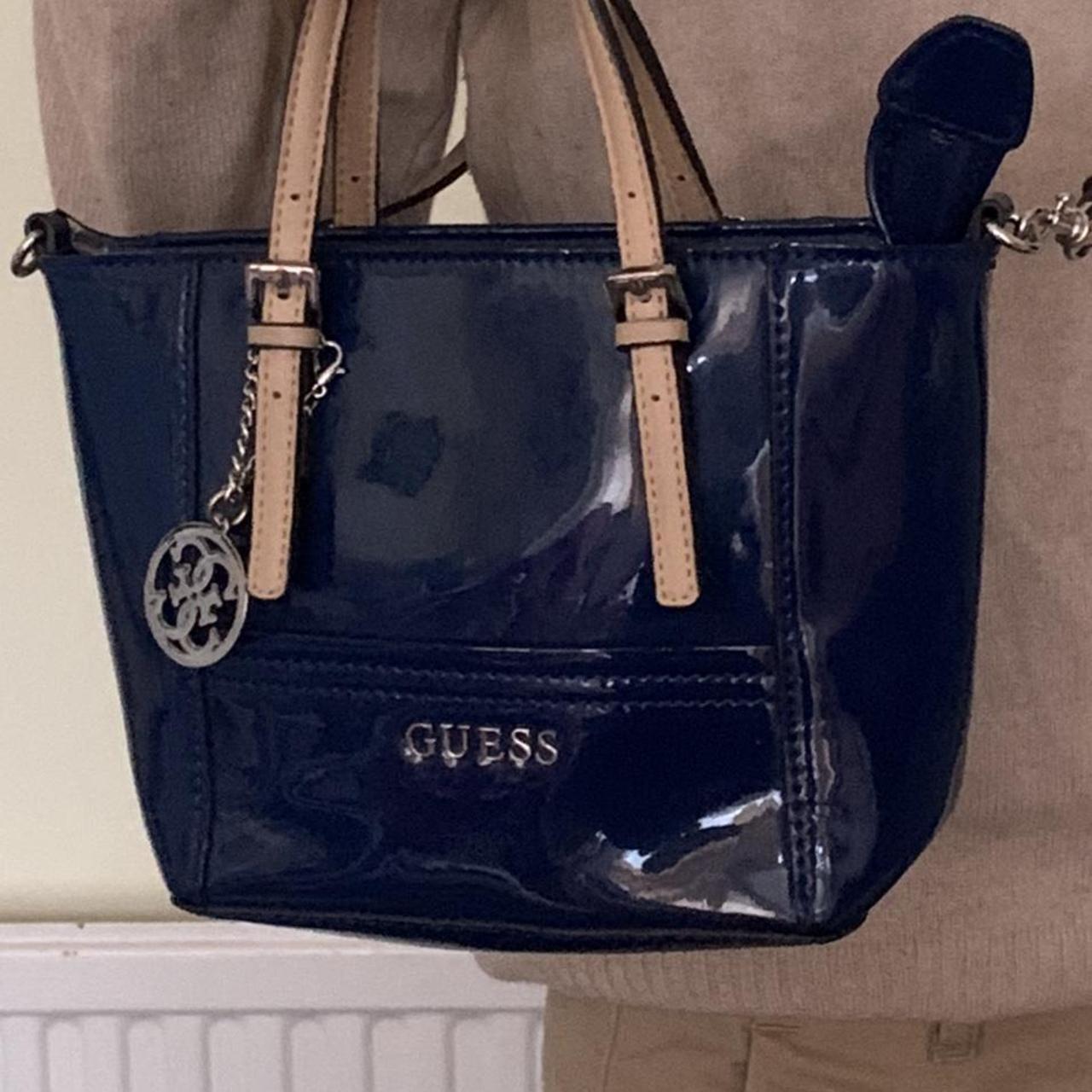 gorgeous vintage authentic navy guess bag detachable... - Depop
