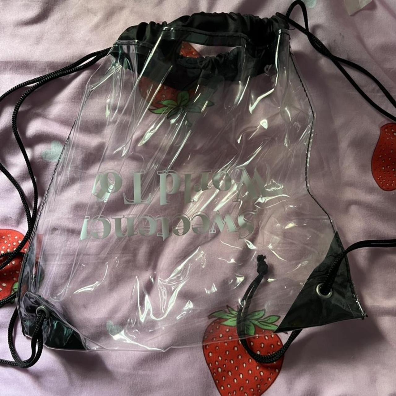 ariana grande sweetener world tour drawstring bag.... - Depop