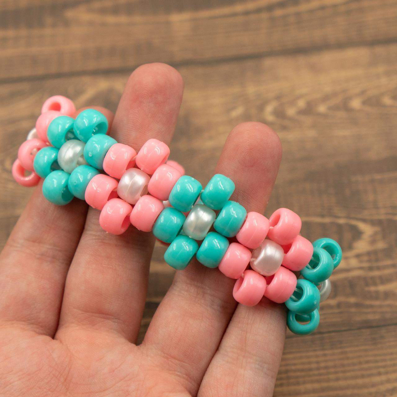 Trans Pride Pony Bead Cuff All cuffs will be... - Depop