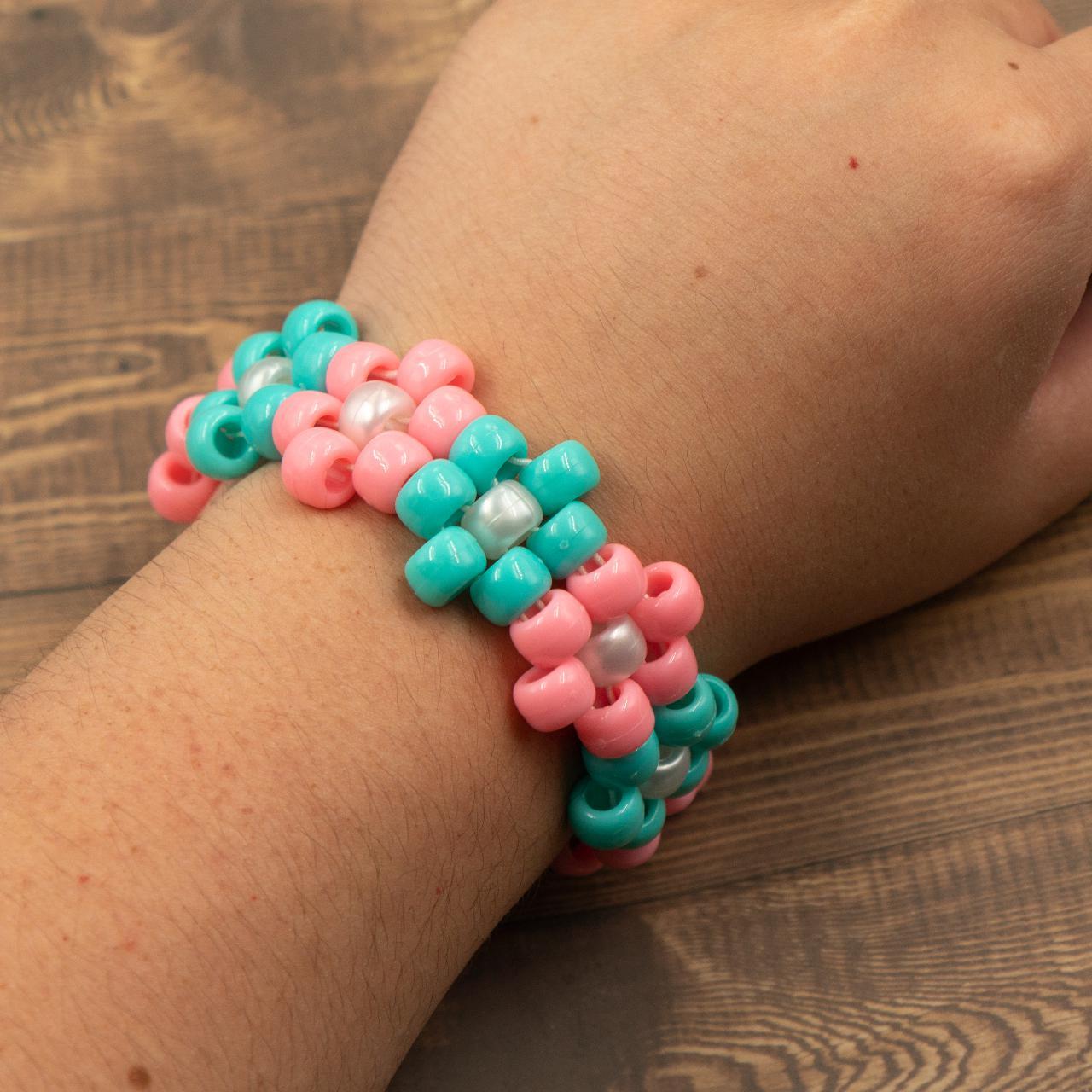 Trans Pride Pony Bead Cuff All cuffs will be... - Depop