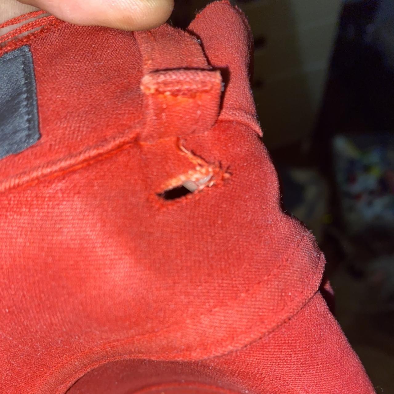 Men’s Red Balmain jeans Swade Size 31 Model is... - Depop