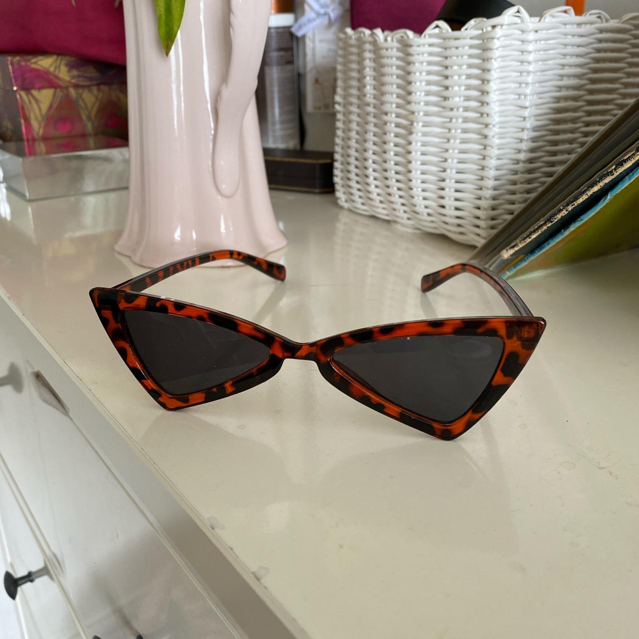 Peng cat eye tortoise shell sunglasses, supreme... - Depop