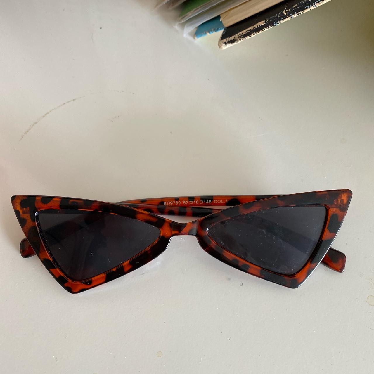 Peng cat eye tortoise shell sunglasses, supreme... - Depop