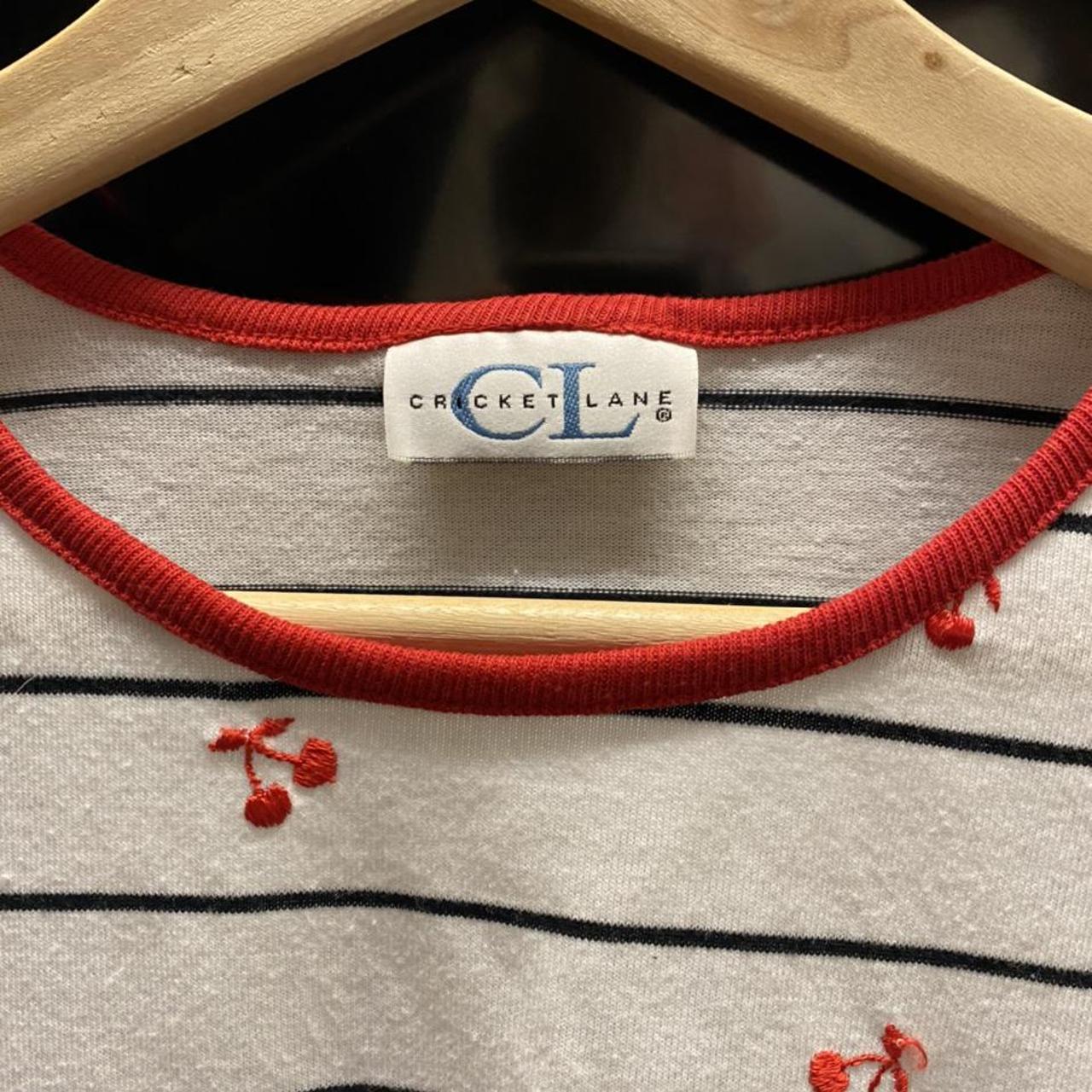 Cricket Lane Women's White and Red | Depop