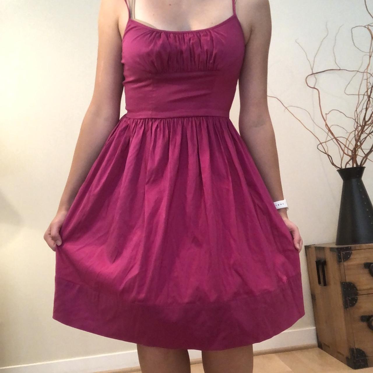 Maggy London Size 4 Fit And Flare Pink Polyester Depop