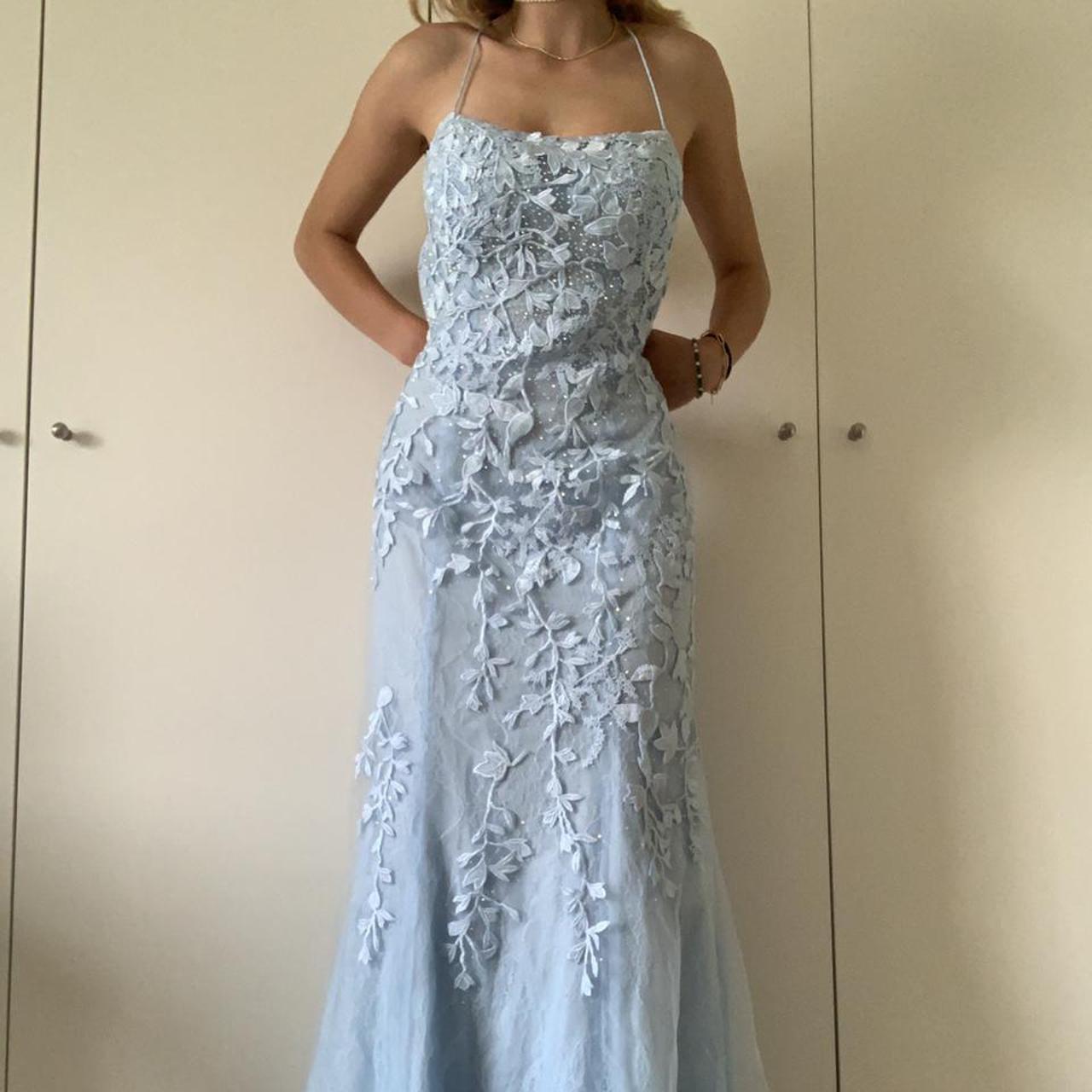 ICY BLUE DRESS This beautiful dress is perfect for... - Depop