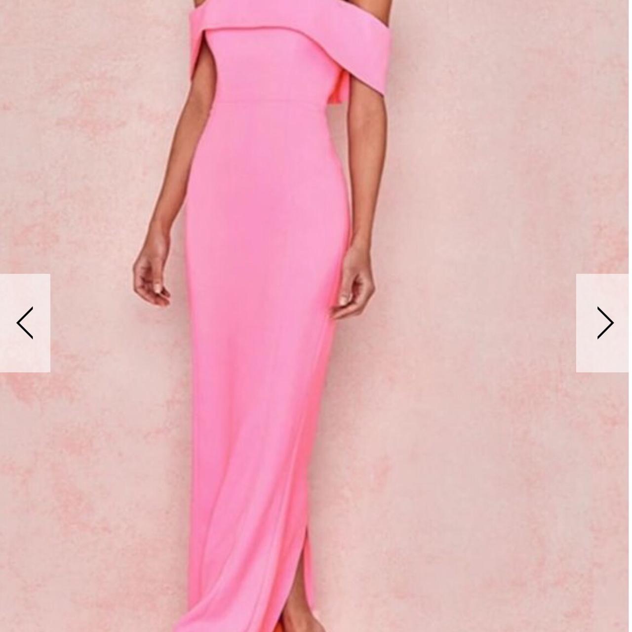 Baby pink off the shoulder formal/debs/prom dress.... - Depop