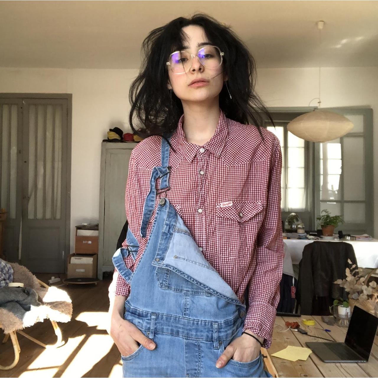 Beautiful Wrangler Checkered shirt 👠 #vtg #cowboy... | Depop